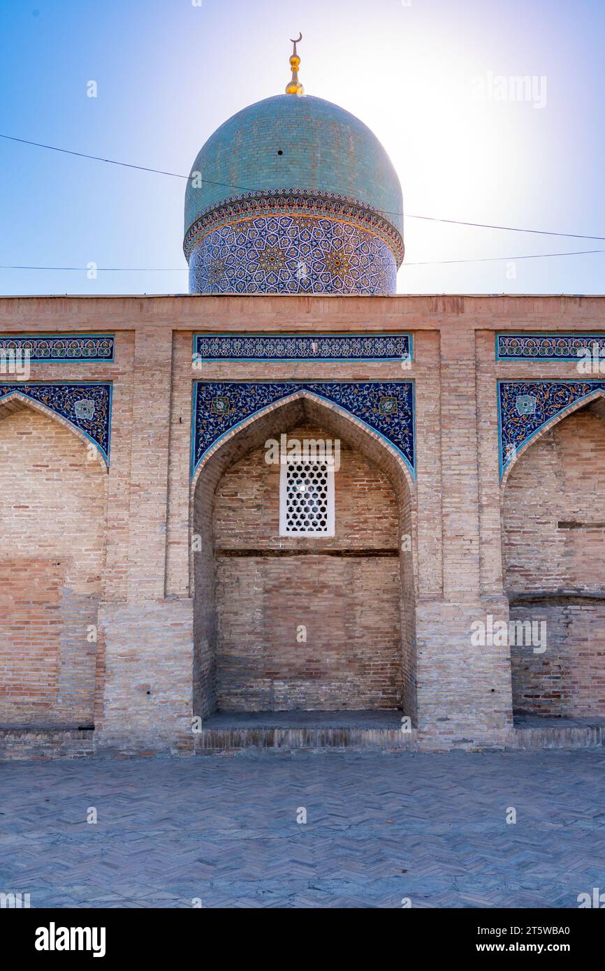 Tashkent, Uzbekistan-august 11, 2023:view of one of the blue domes of ...