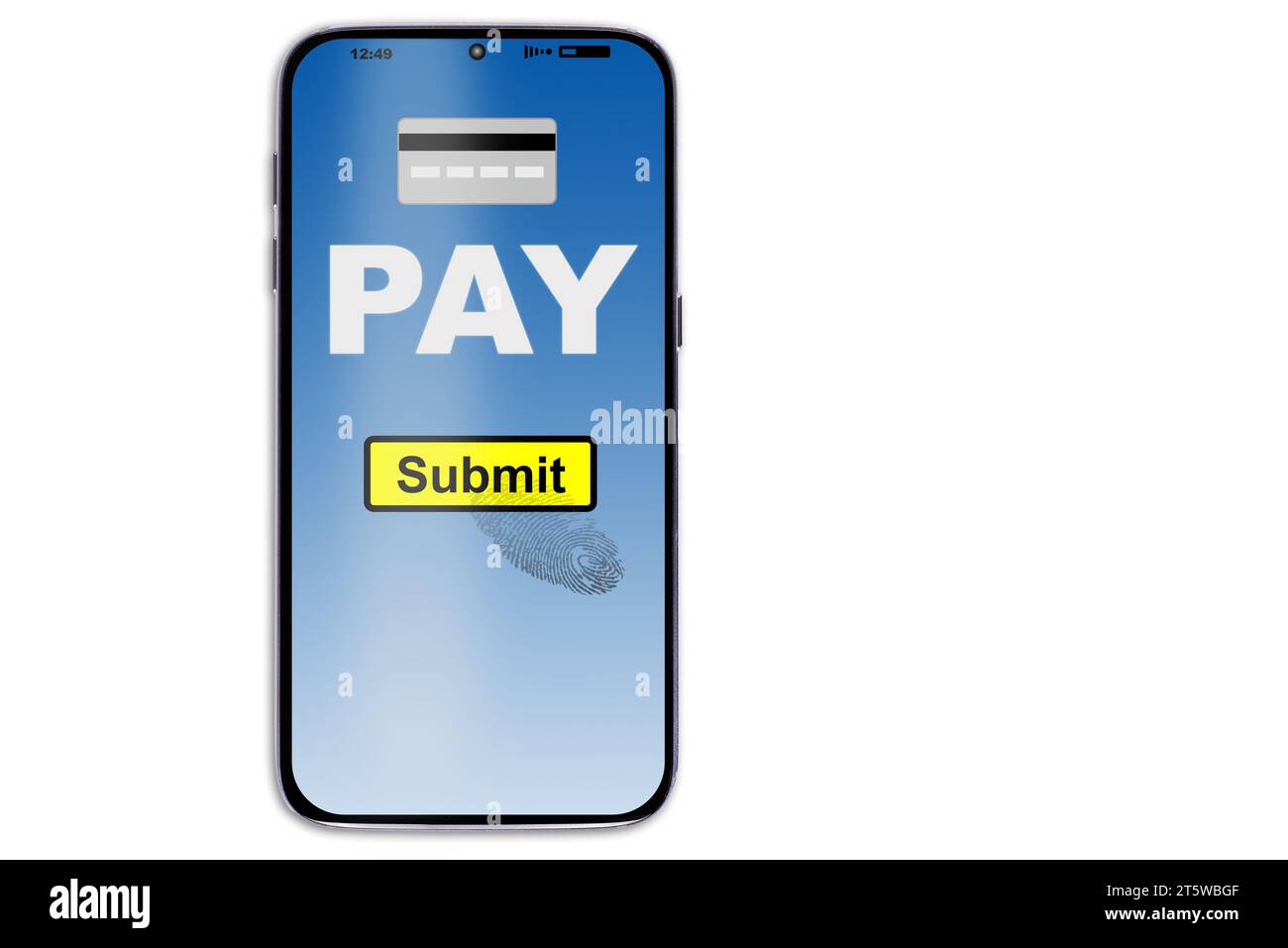 Mobile banking digital communication Cut Out Stock Images & Pictures ...