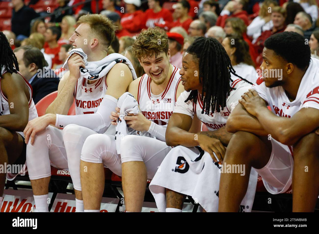 Madison, WI, USA. 6th Nov, 2023. Wisconsin Badgers guard Kamari McGee ...