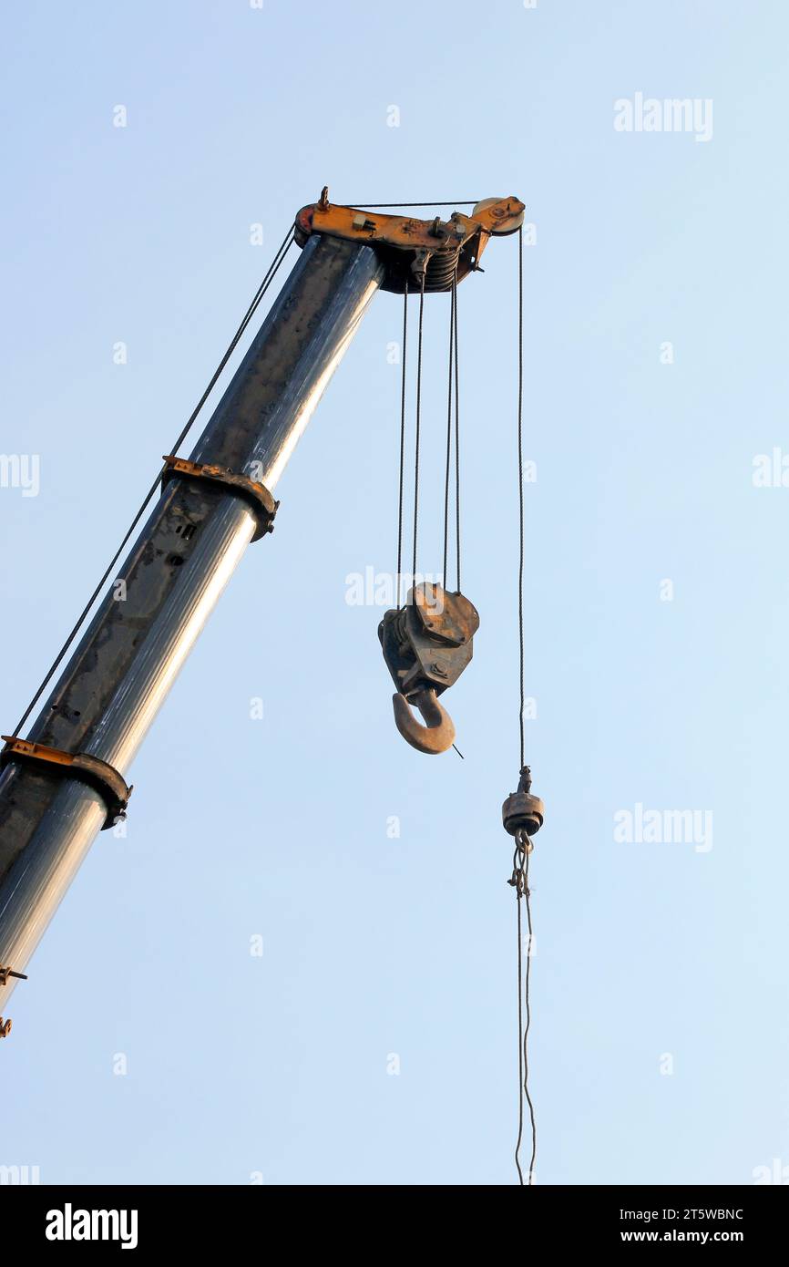 Crane sling in construction sites Stock Photo - Alamy