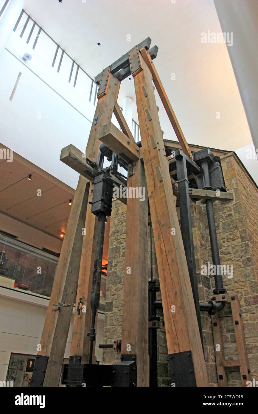 Edinburgh - December 22: old steam engine in the National Museum of ...