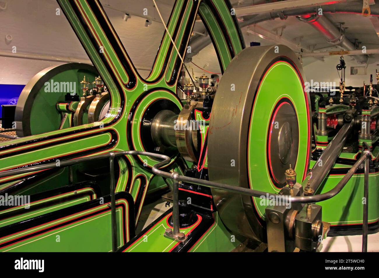 Mechanical equipment in the London tower bridge, London, England Stock ...