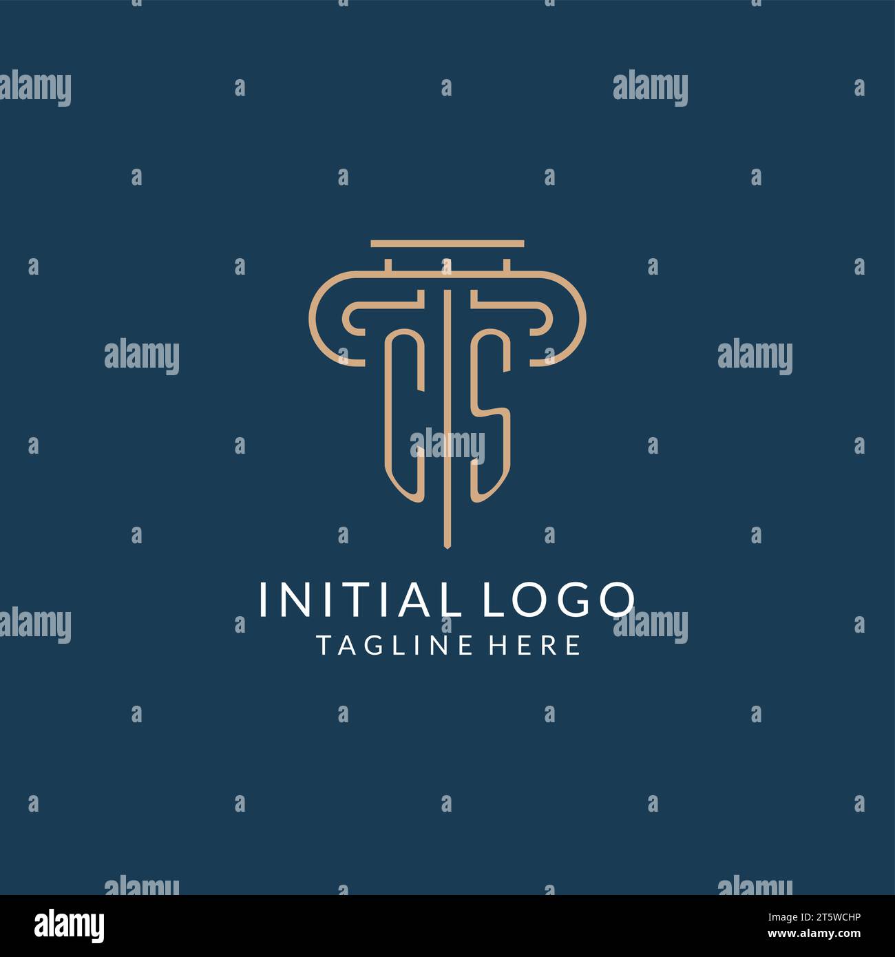 Initial letter cs hi-res stock photography and images - Alamy