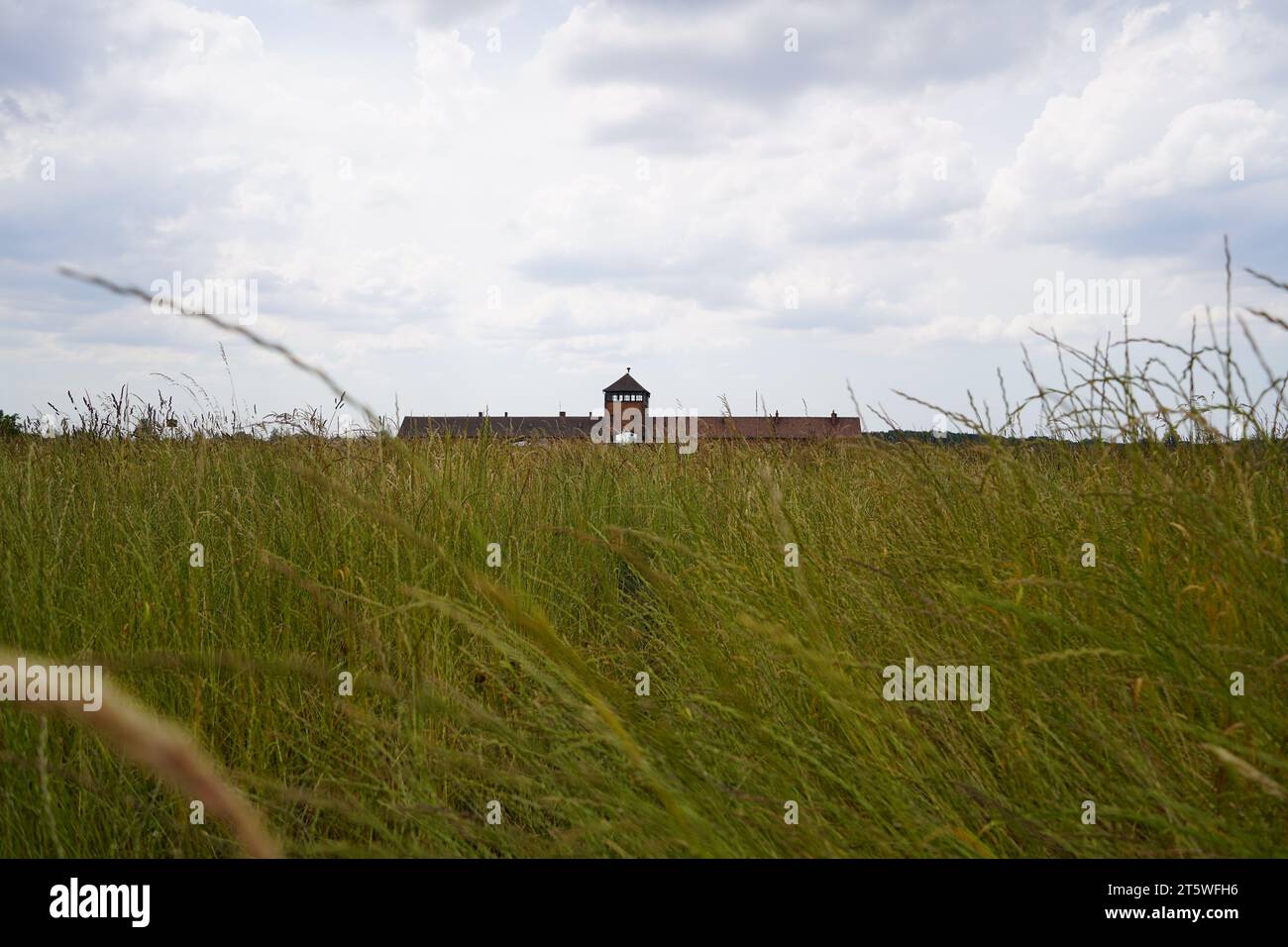 detail of the Aschwitz Nazi concentration camp in Poland Stock Photo ...