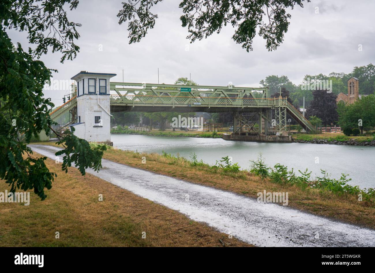 The Lockport Locks and Erie Canal, New York State Stock Photo - Alamy