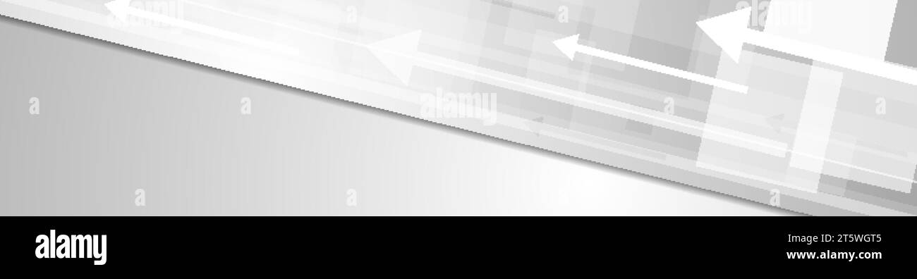 Technology Abstract Background With Grey Arrows And Squares Geometric