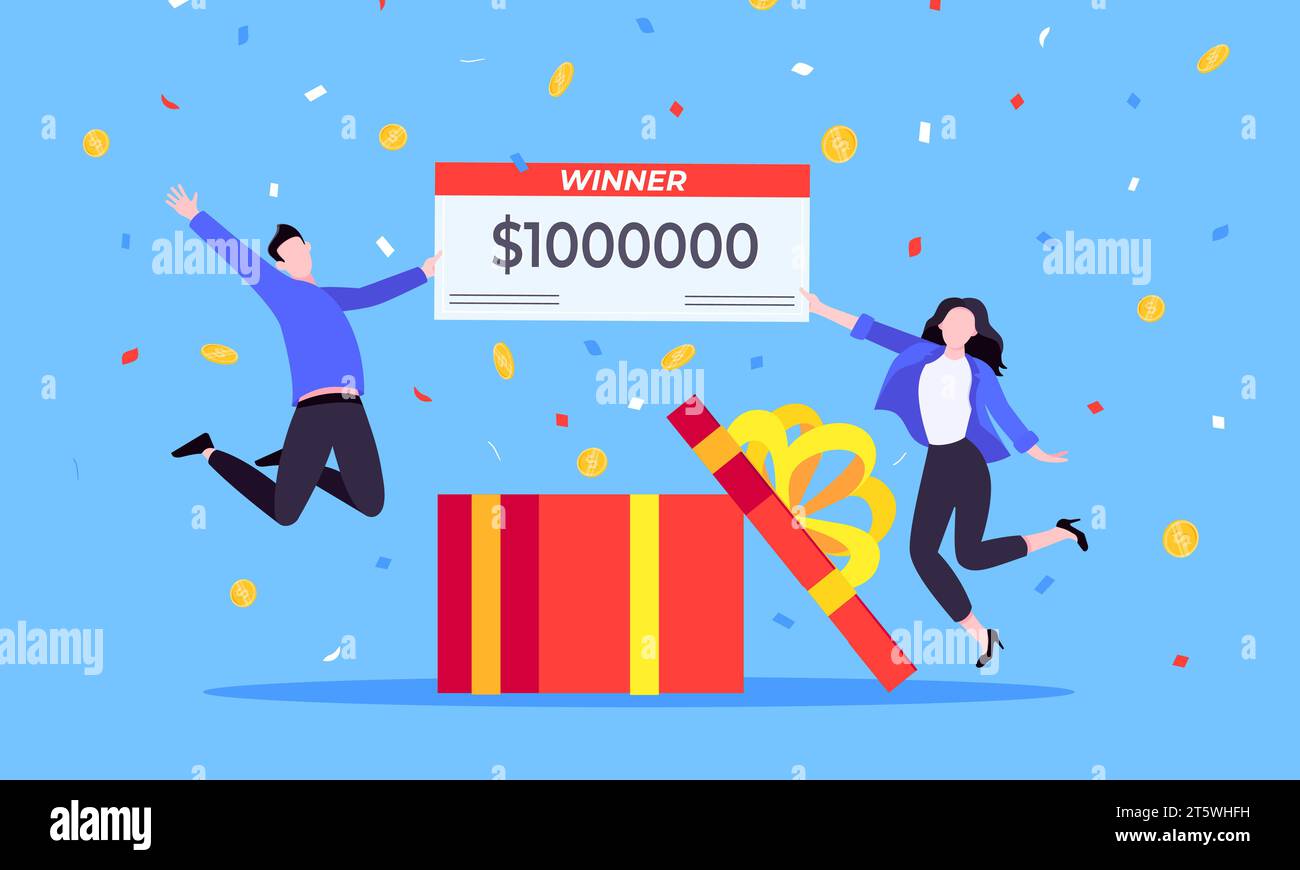 Man with big cheque hi-res stock photography and images - Alamy