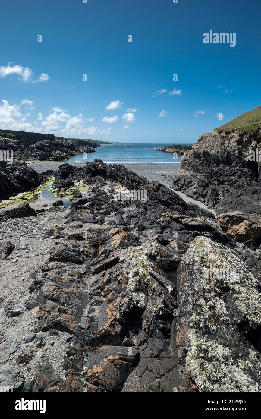 Porth Ysgaden and Porth Ysglaig near Tudweiliog and the surounding area ...