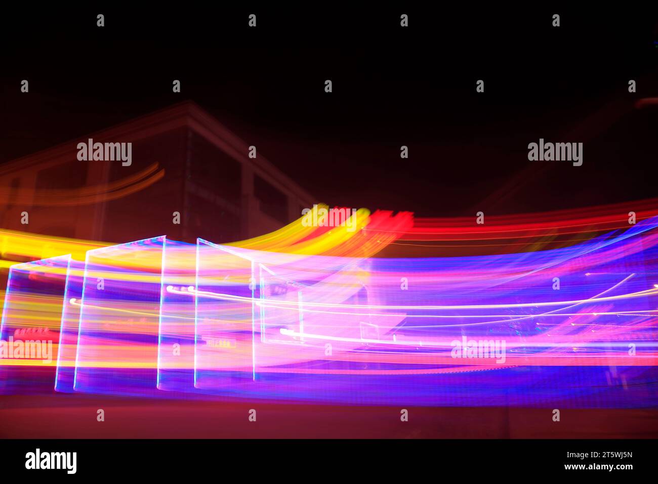 color ray trajectory Stock Photo - Alamy