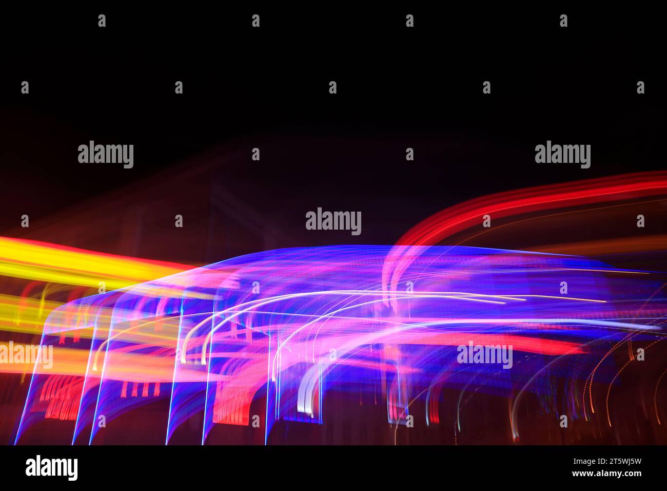 color ray trajectory Stock Photo - Alamy