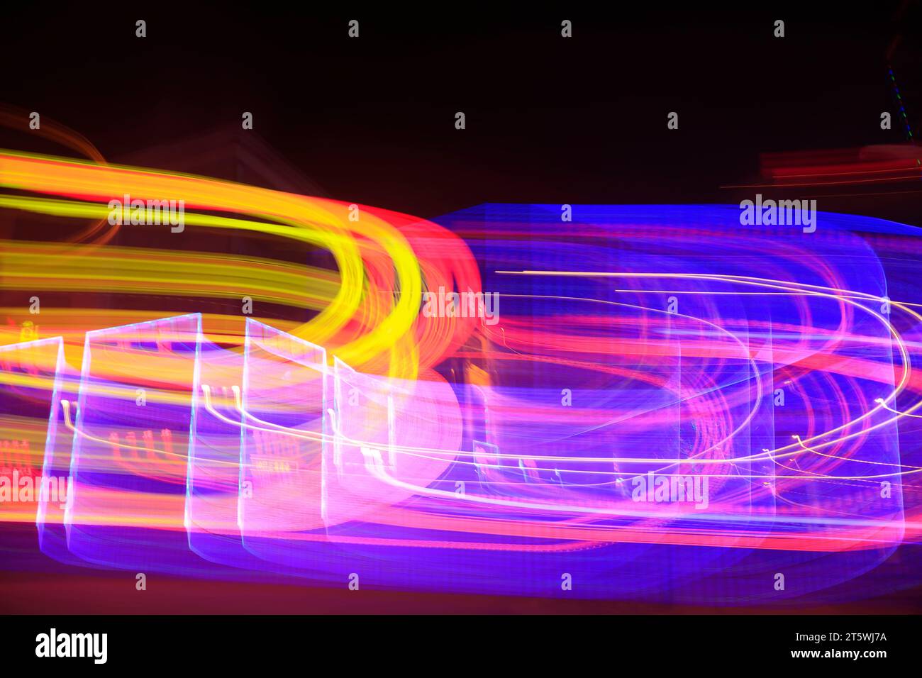 color ray trajectory Stock Photo - Alamy