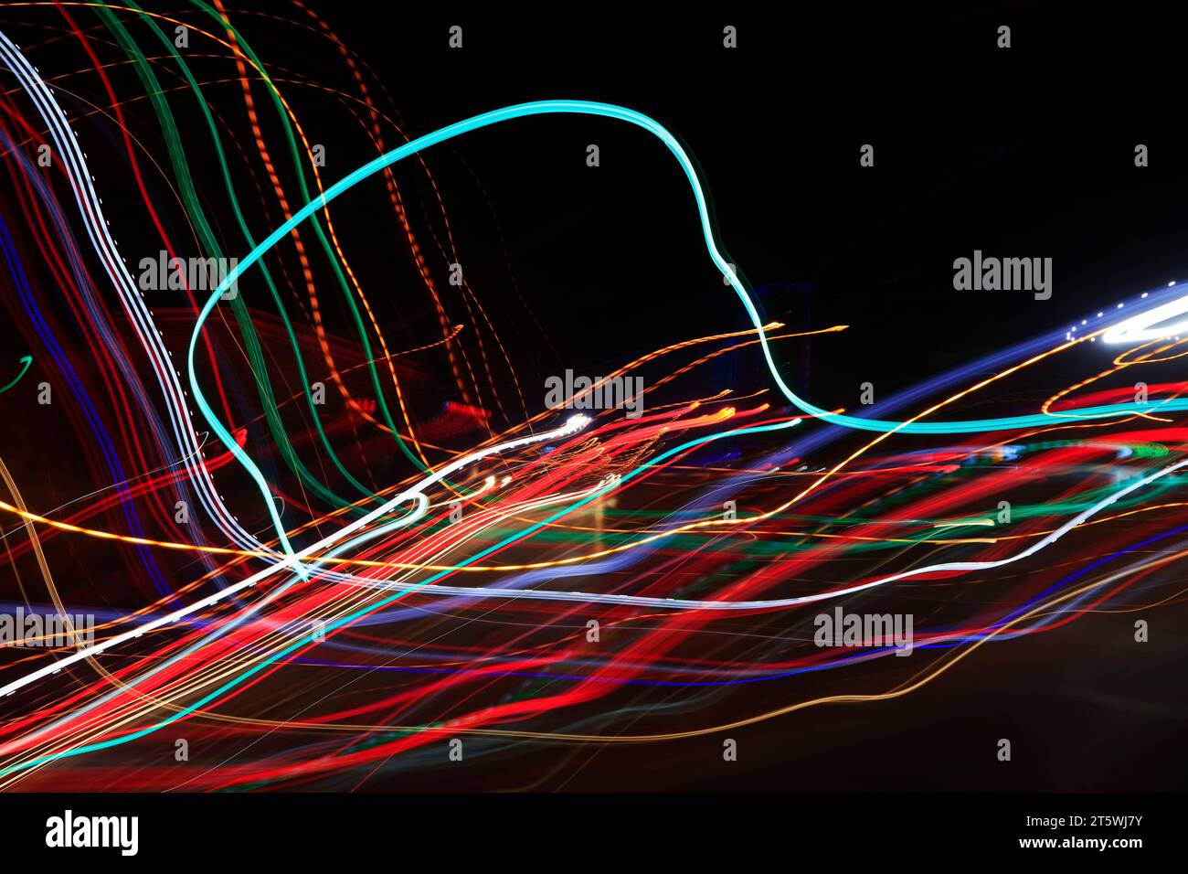 color ray trajectory Stock Photo - Alamy