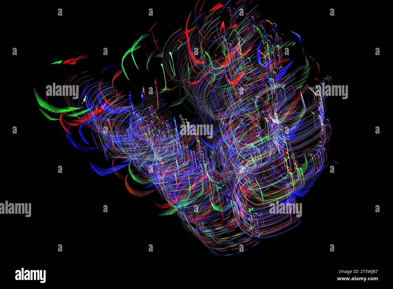 color ray trajectory Stock Photo - Alamy
