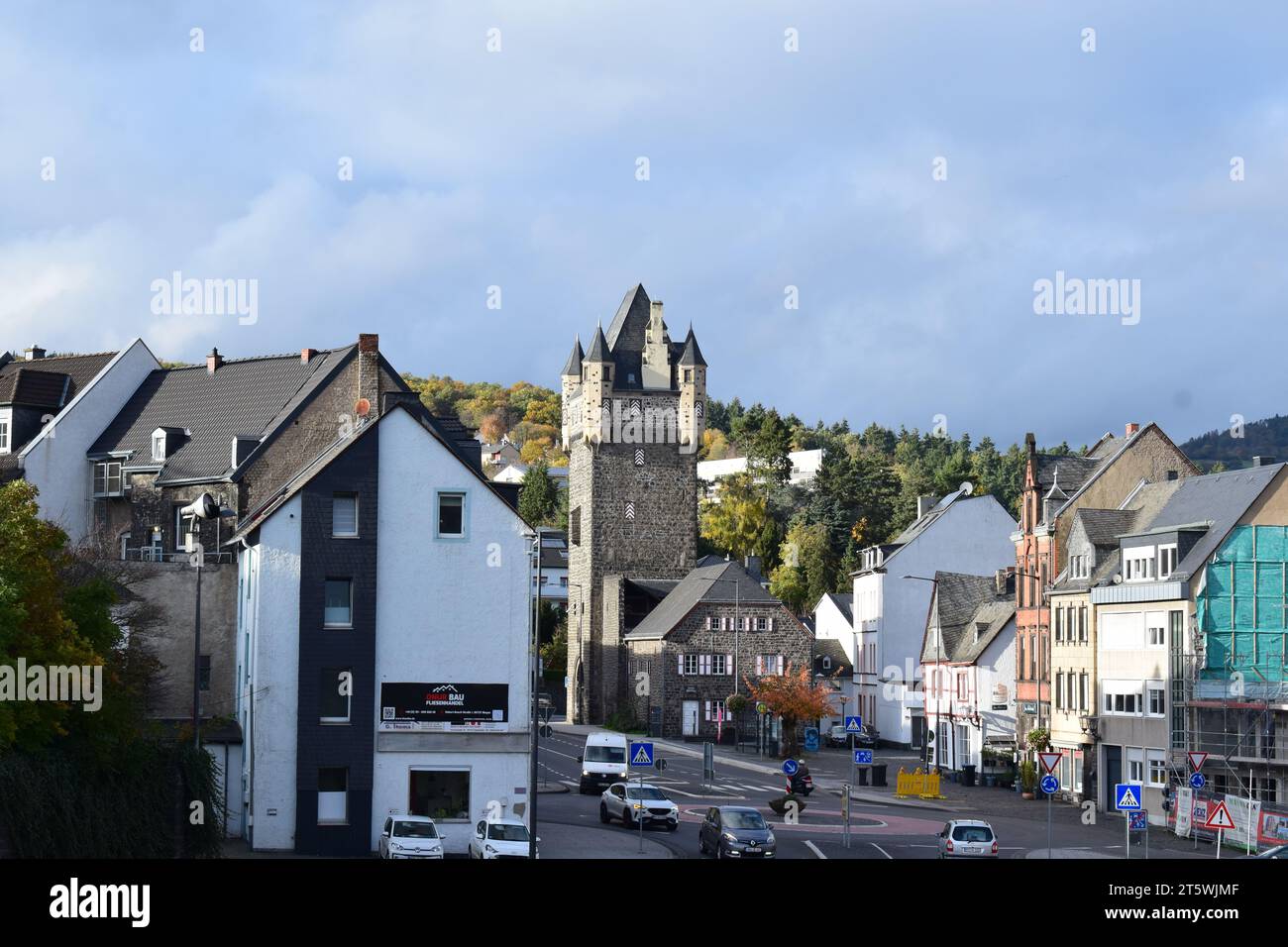 OBertor, tower of the City Walls in Mayen Stock Photo - Alamy