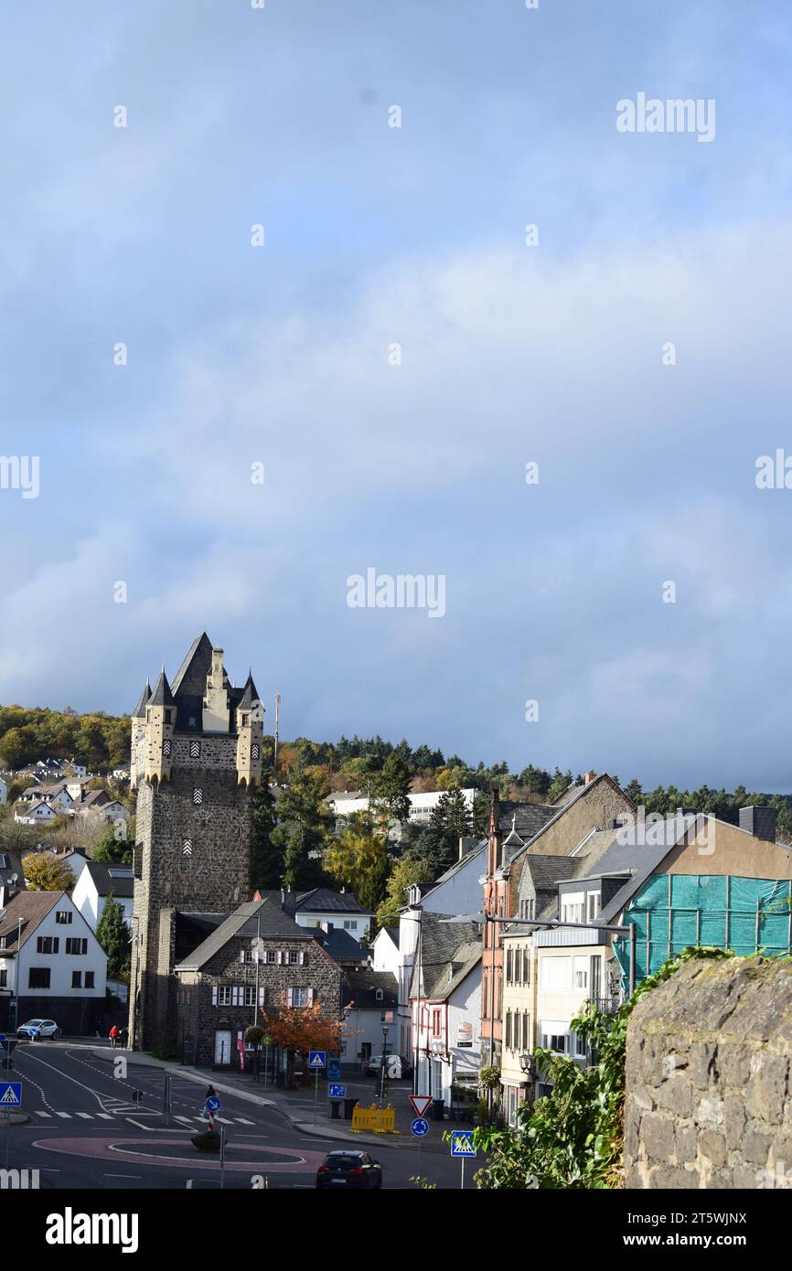 OBertor, tower of the City Walls in Mayen Stock Photo - Alamy
