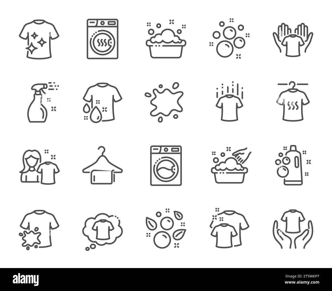 Softener washing icon outline Stock Vector Images - Alamy