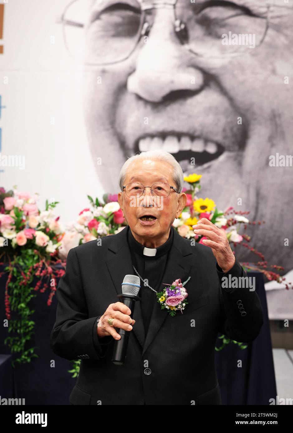 07th Nov, 2023. S. Korea's oldest archbishop Archbishop Victorinus Youn ...