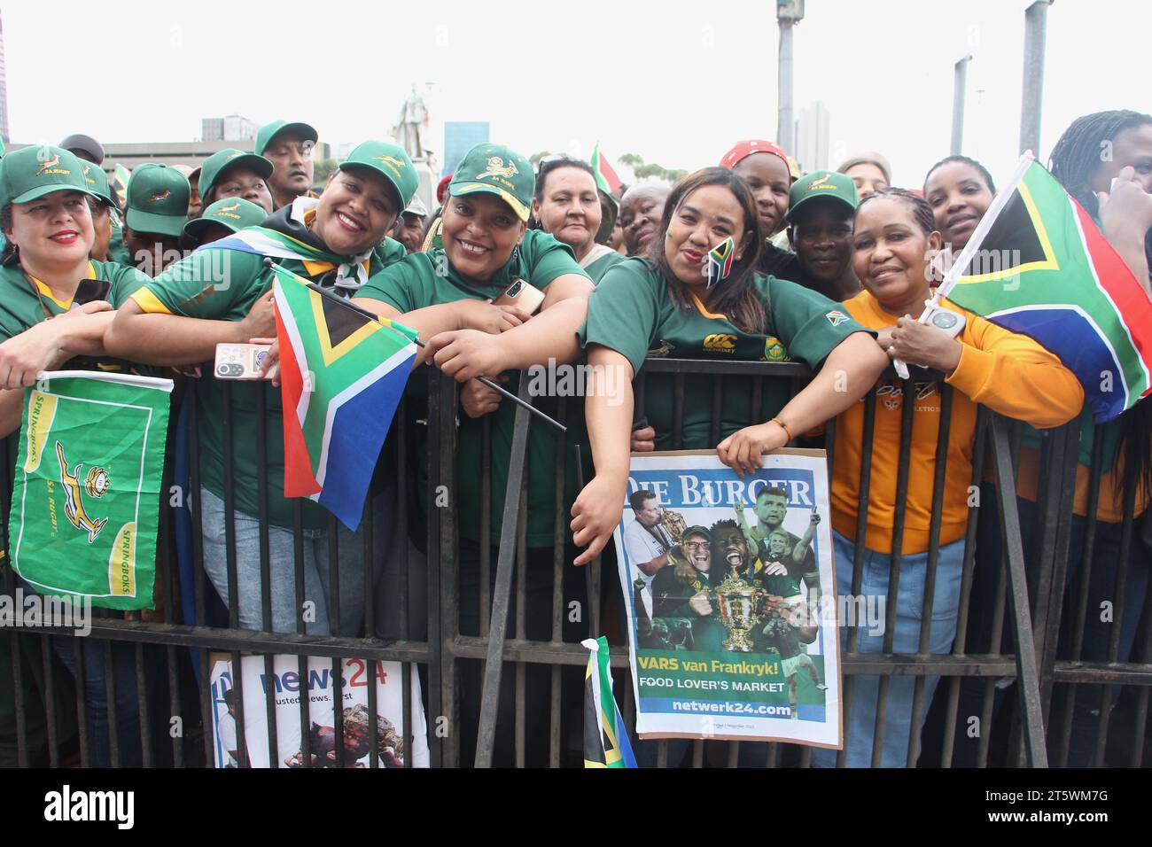 Springboks rugby world cup parade hi-res stock photography and images ...