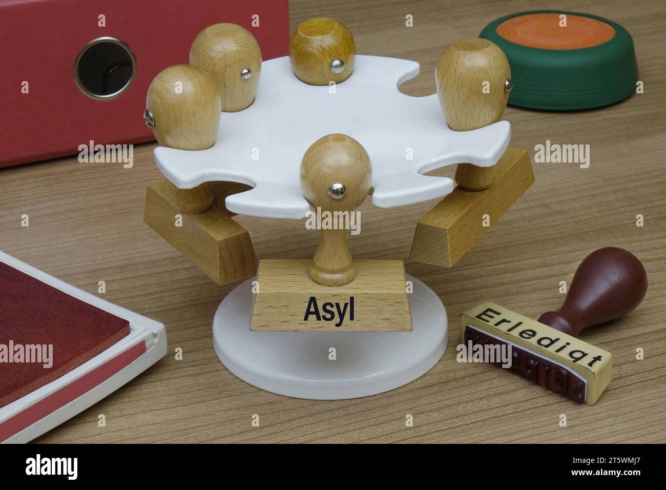 Stempel und Asyl Stempel und Asyl, 07.11.2023, Borkwalde, Brandenburg ...