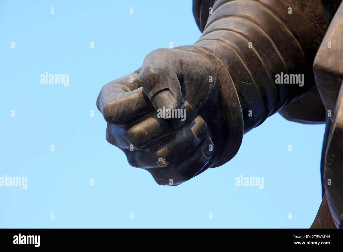 Chinese gods fist sculpture Stock Photo - Alamy