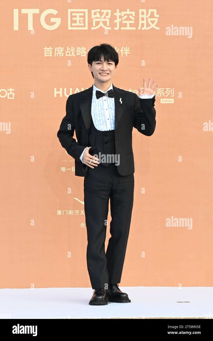 Chinese singer Zhou Shen attends on the red carpet of the 36th Golden ...