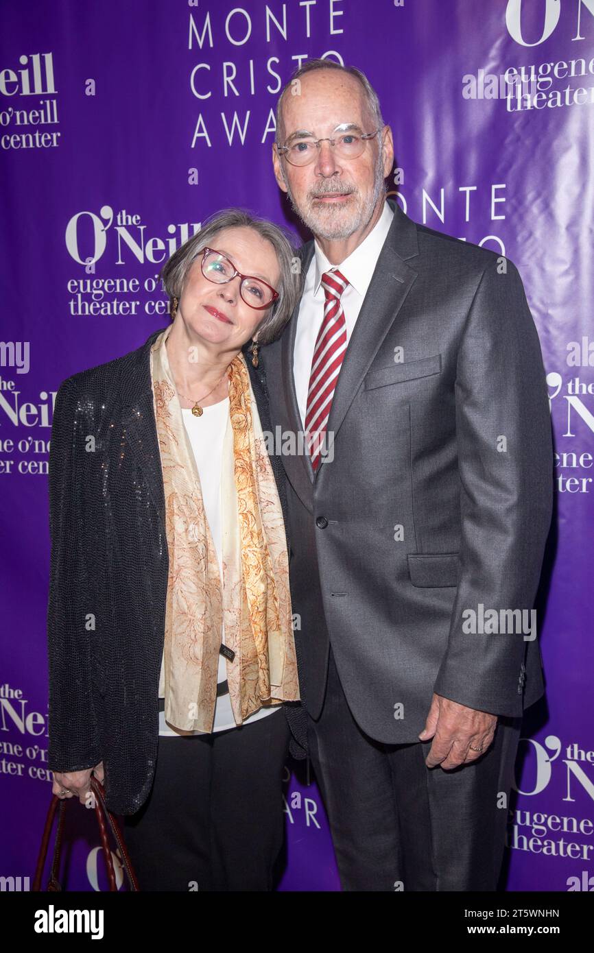 Colleen Jellison and John Jellison attend the Eugene O'Neill Theatre ...