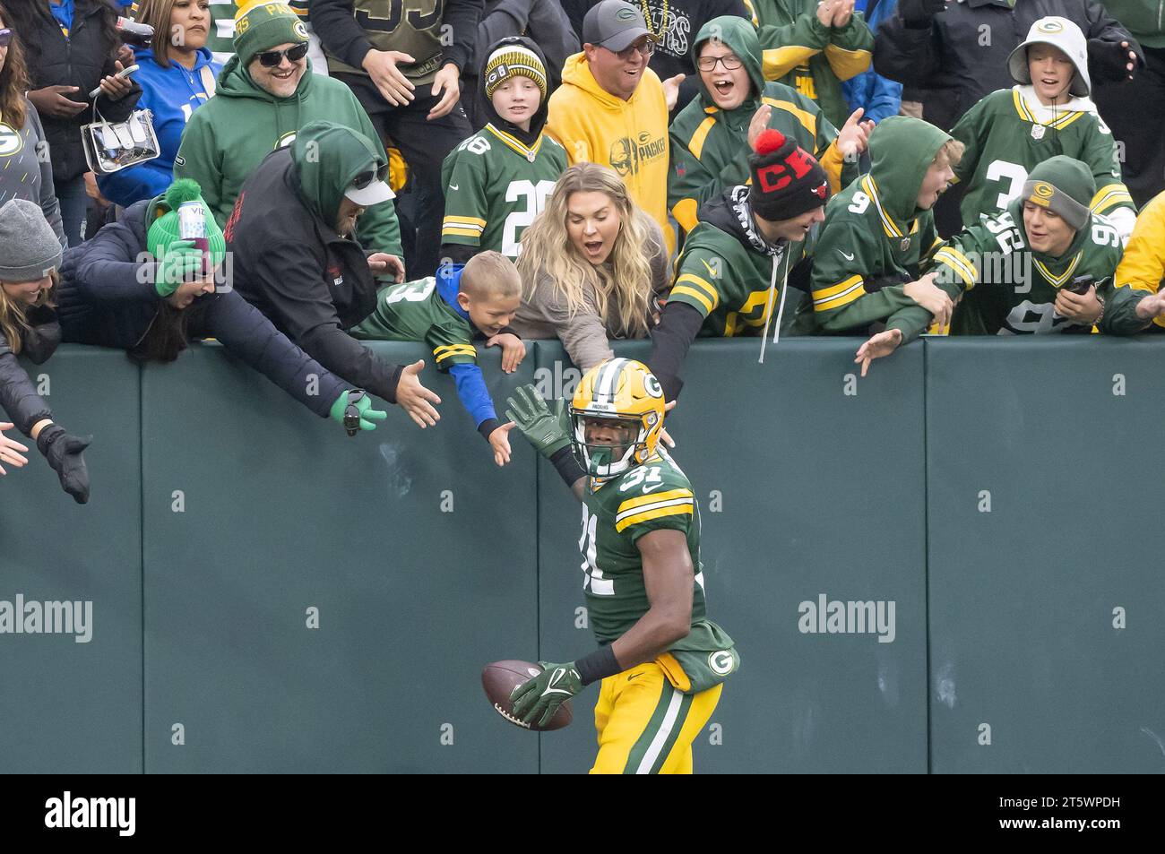 Green Bay, WI, USA. 5th Nov, 2023. Green Bay Packers running back ...