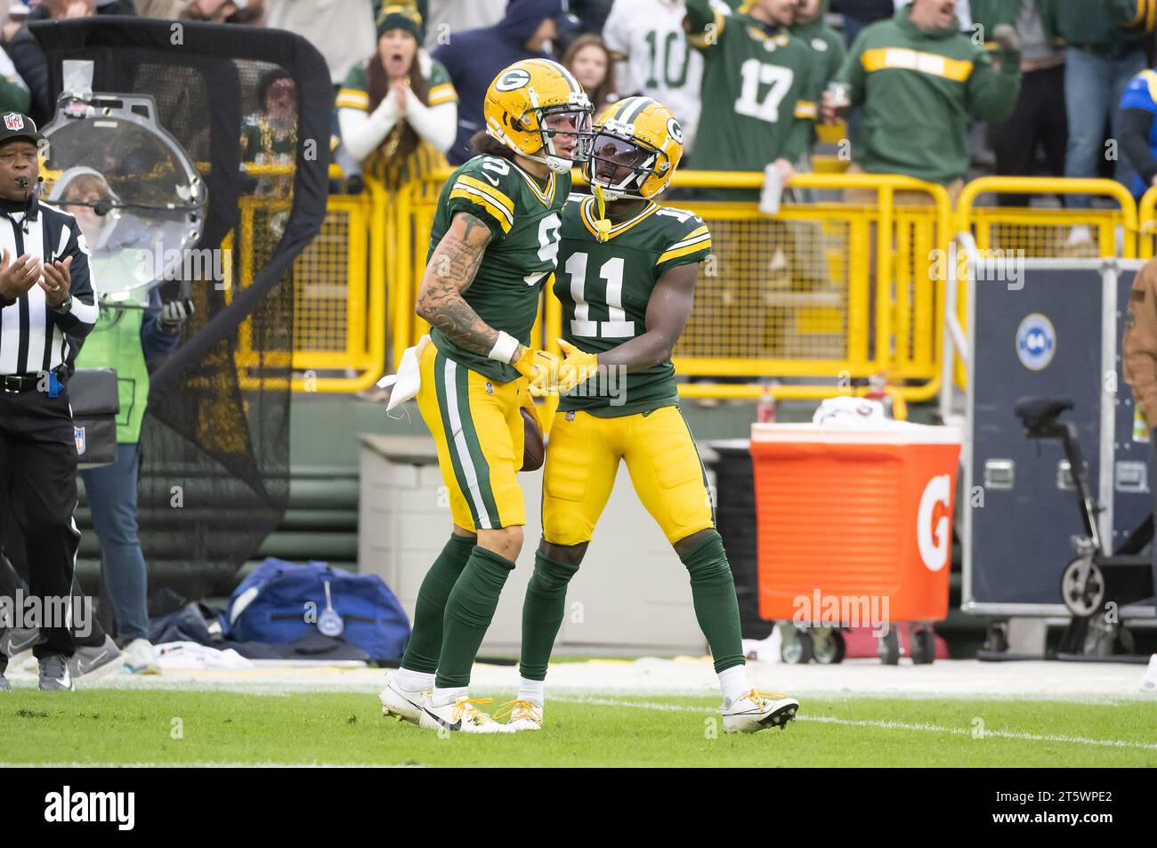 Green Bay, WI, USA. 5th Nov, 2023. Green Bay Packers wide receiver ...
