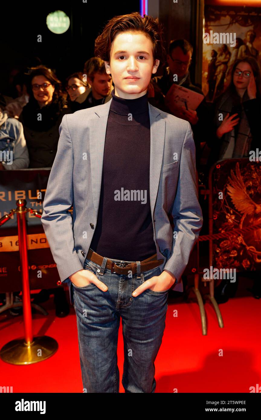 Cooper Dillon bei der Premiere des Kinofilms Die Tribute von Panem ...