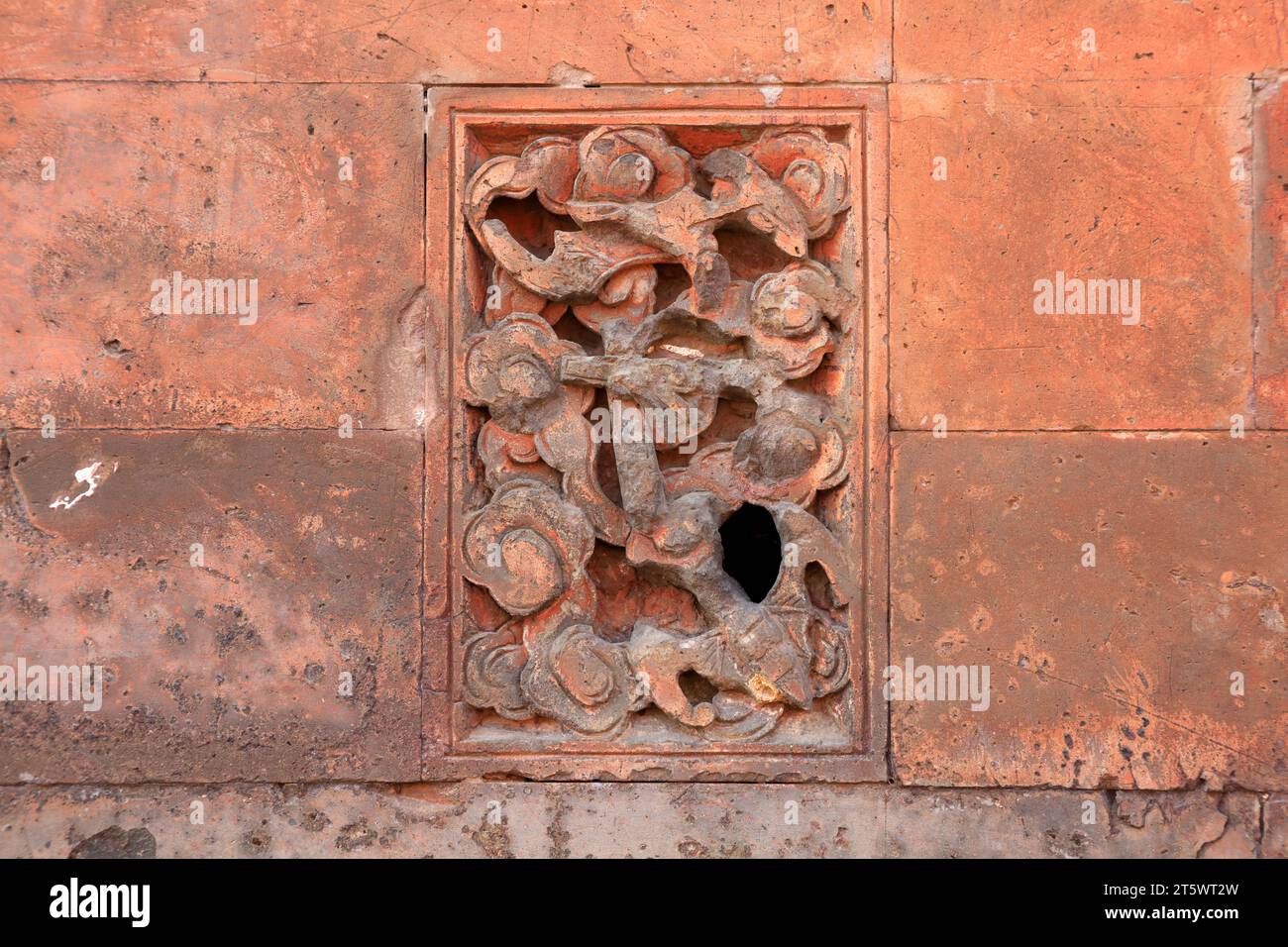 Chinese ancient brick pattern Stock Photo - Alamy