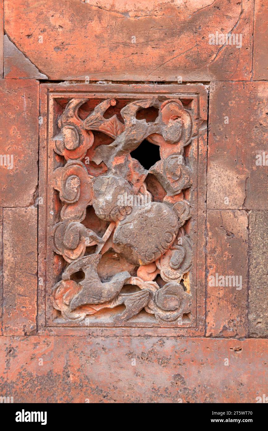 Chinese ancient brick pattern Stock Photo - Alamy