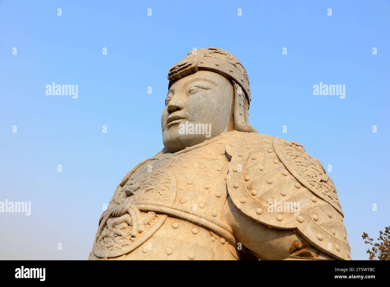 Stone statues of ancient Chinese generals Stock Photo - Alamy