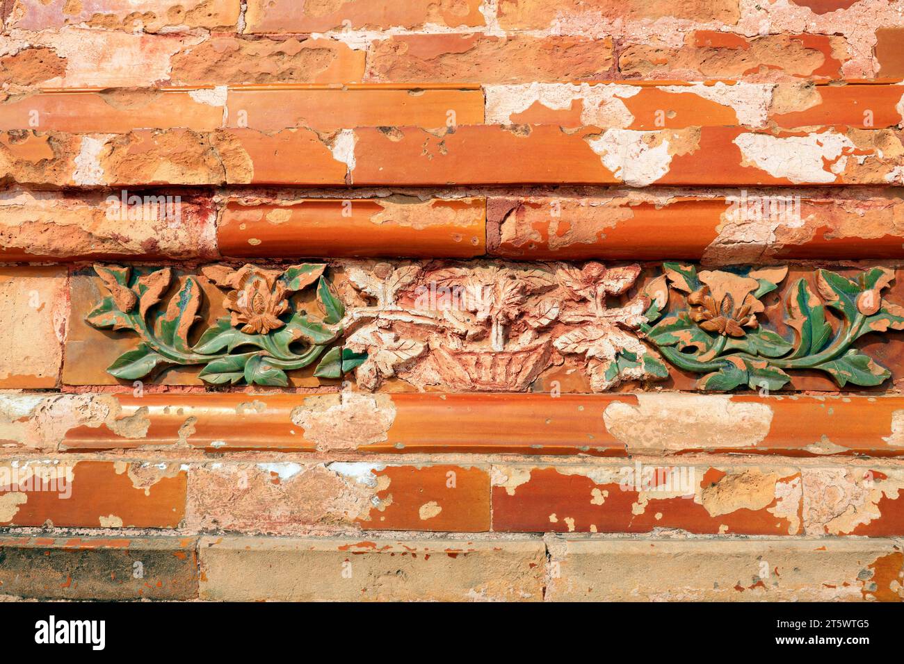 Sculpture of glazed tile in ancient China Stock Photo - Alamy