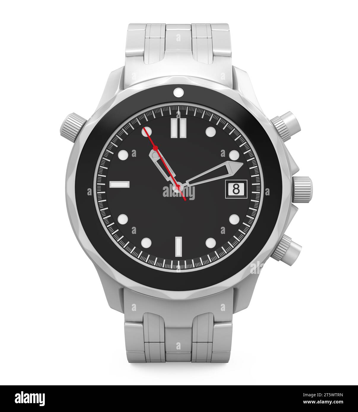 Wrist Watch Isolated Stock Photo - Alamy