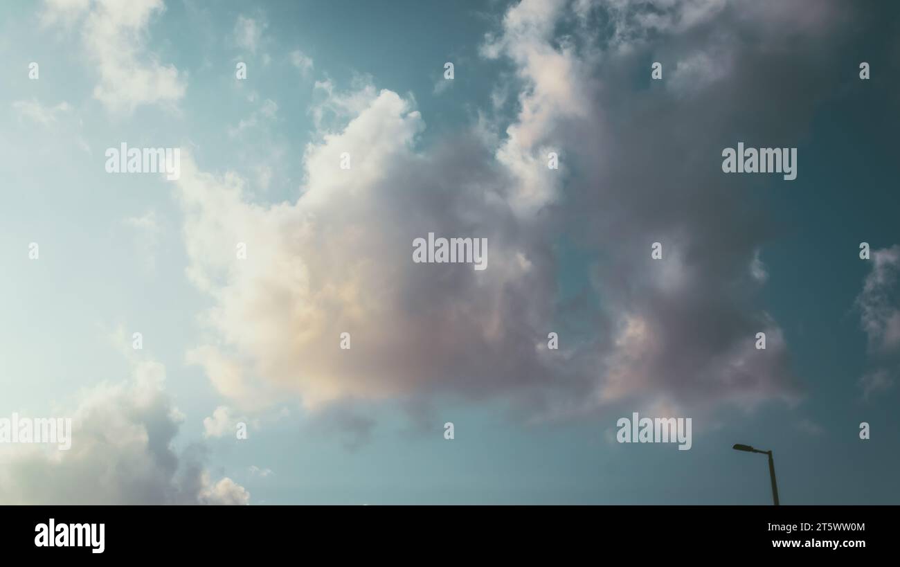 Beautiful sky at sunset, clouds during sunset Stock Photo - Alamy