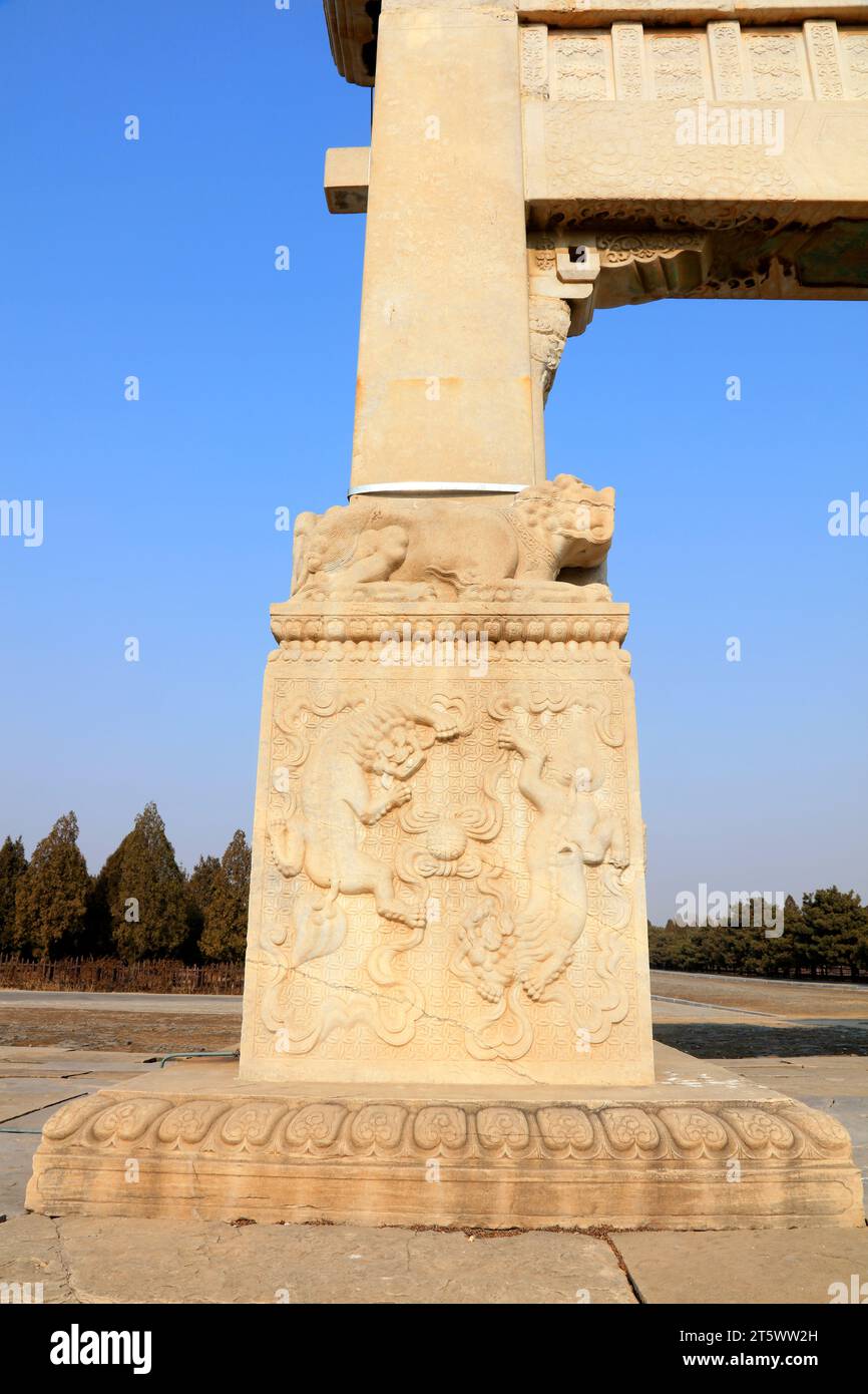 Chinese ancient stone carvings Stock Photo - Alamy