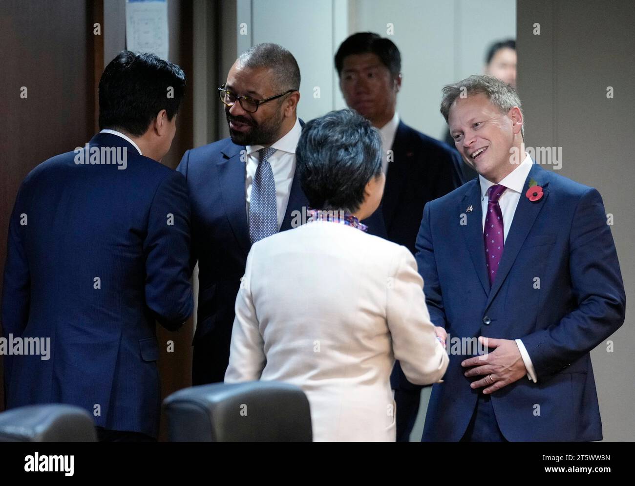 Tokyo, Japan. 7th Nov, 2023. British Secretary of State for Defence ...