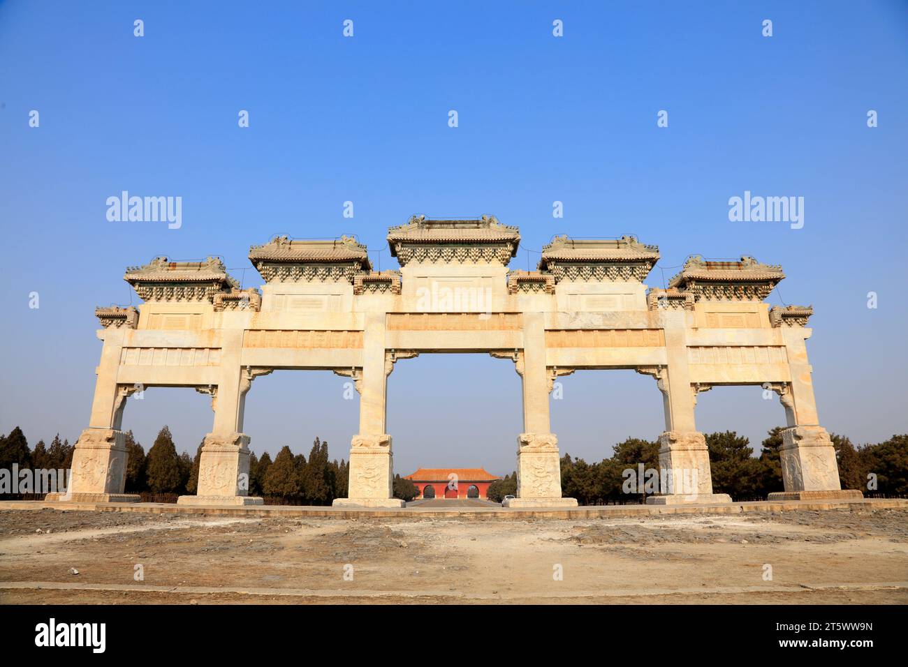 Chinese ancient stone archway Stock Photo - Alamy