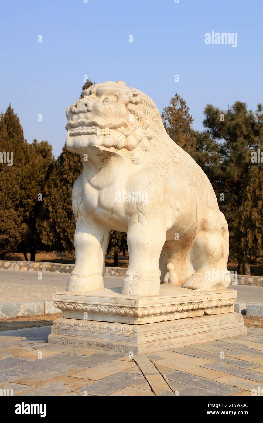 Chinese ancient animal sculptures Stock Photo - Alamy