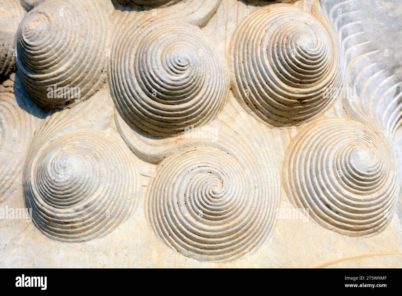 stone carving swirls textures Stock Photo - Alamy