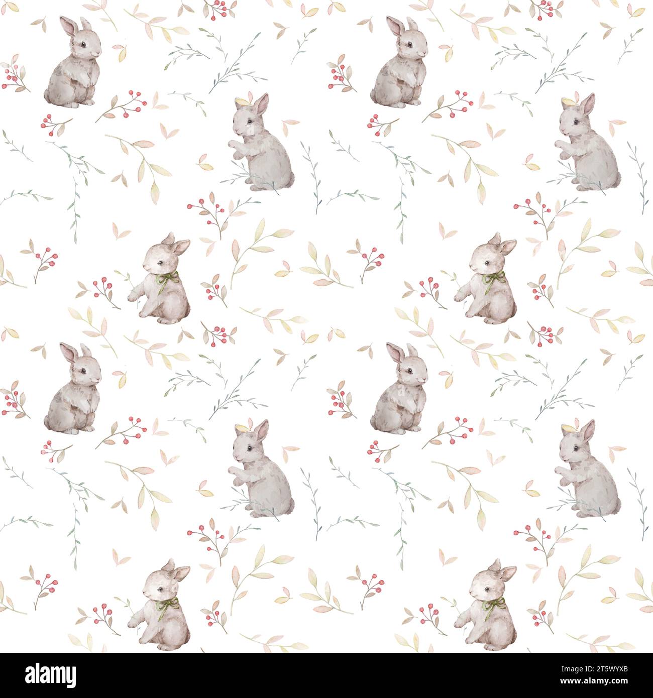 Rabbit pattern hi-res stock photography and images - Alamy