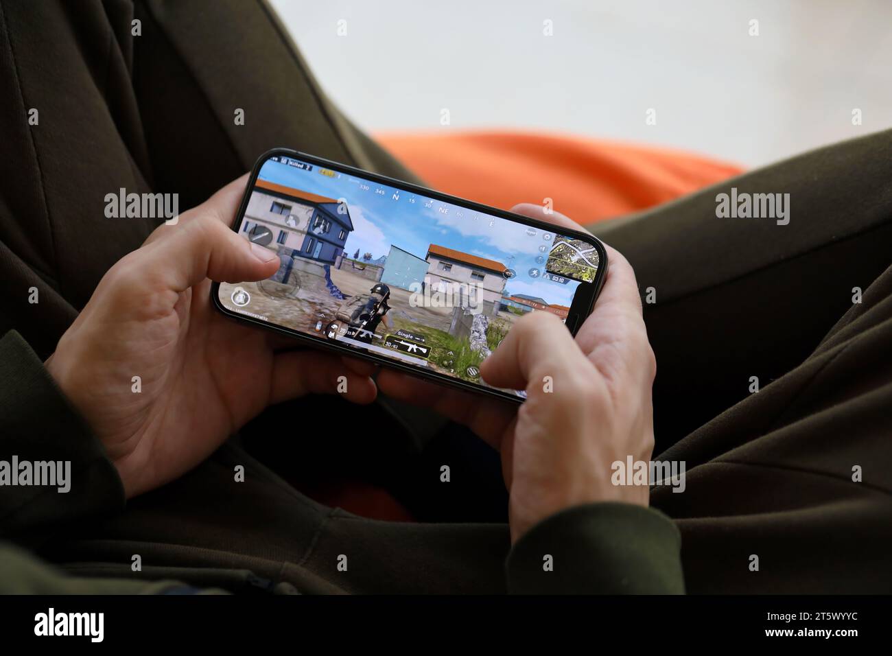 PUBG PlayerUnknowns Battlegrounds mobile iOS game on iPhone 15 ...