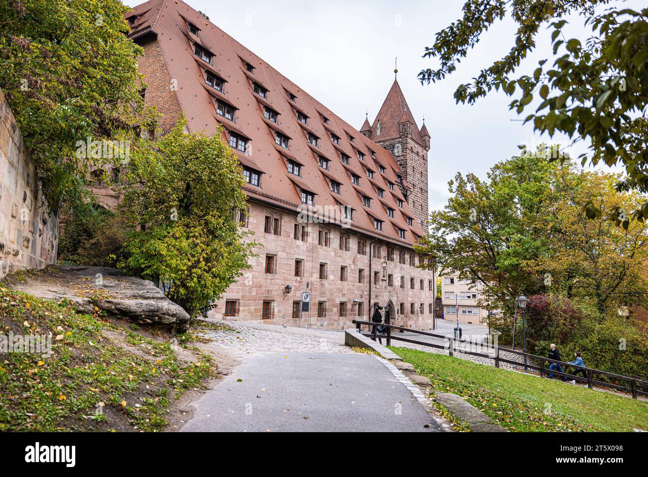 Nuremberg, Germany - October 25, 2023: The Imperial Castle ( the ...