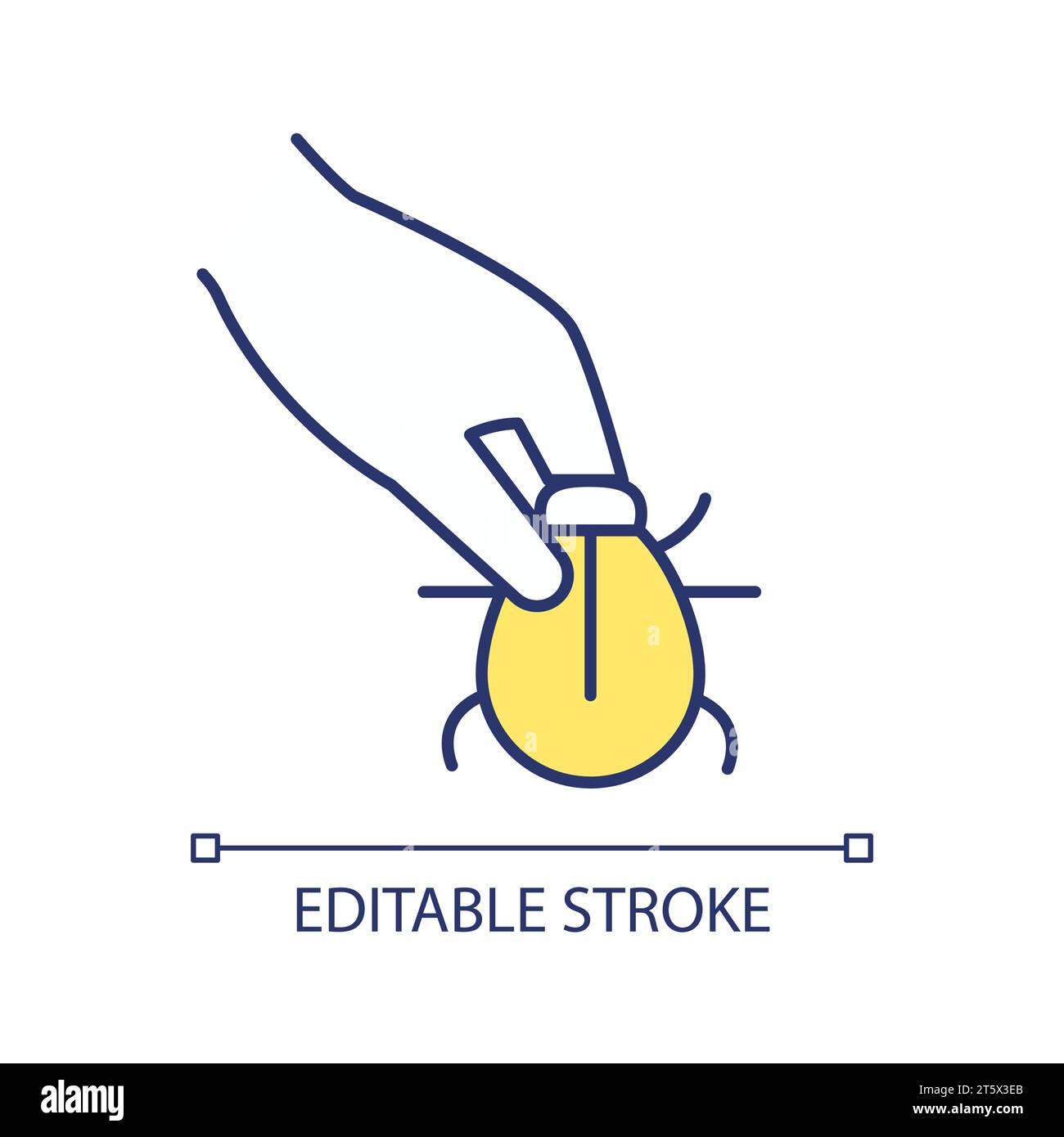 2D simple thin line mechanical control icon Stock Vector Image & Art ...