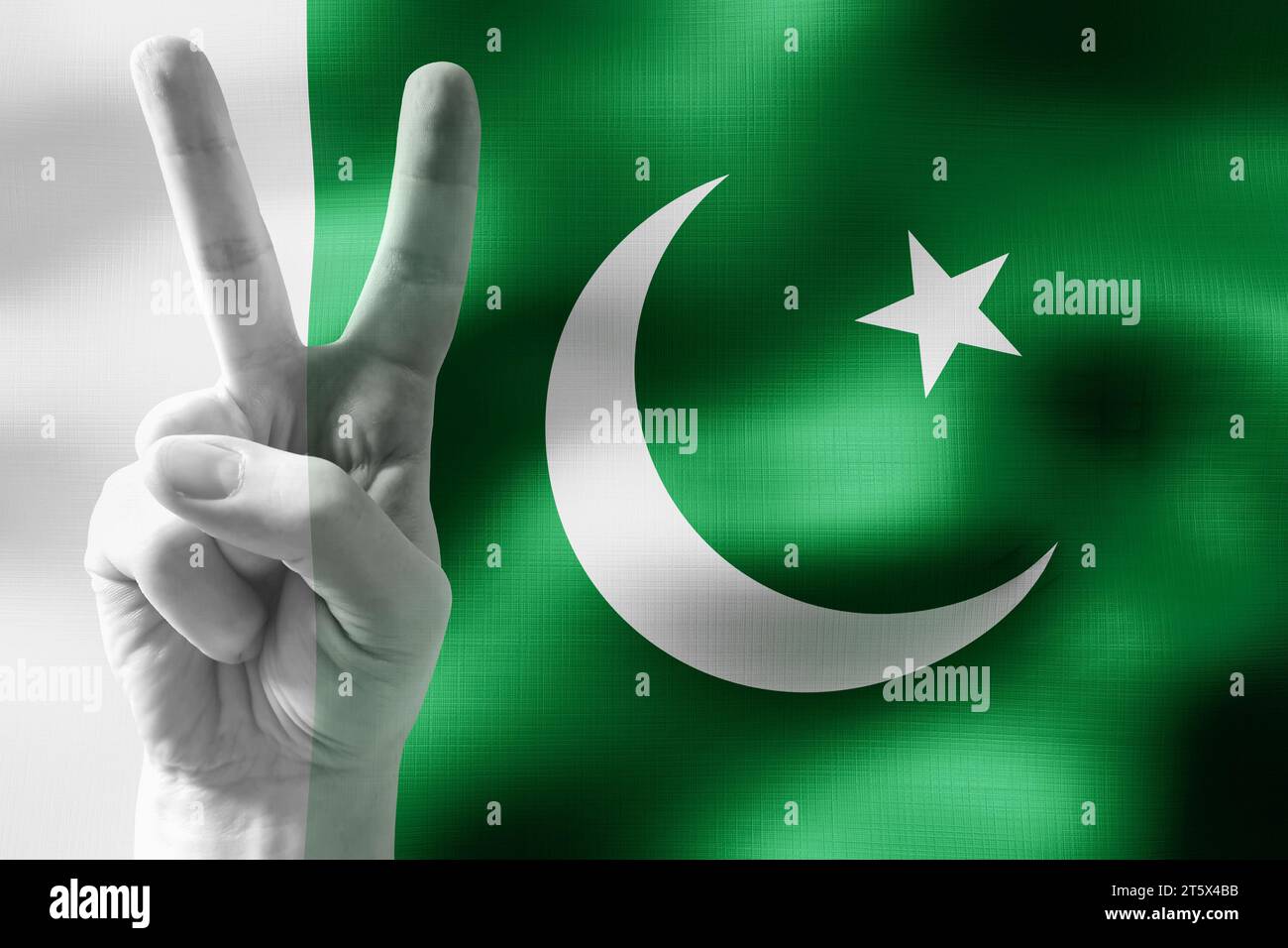 Pakistan hand gesture hi-res stock photography and images - Alamy