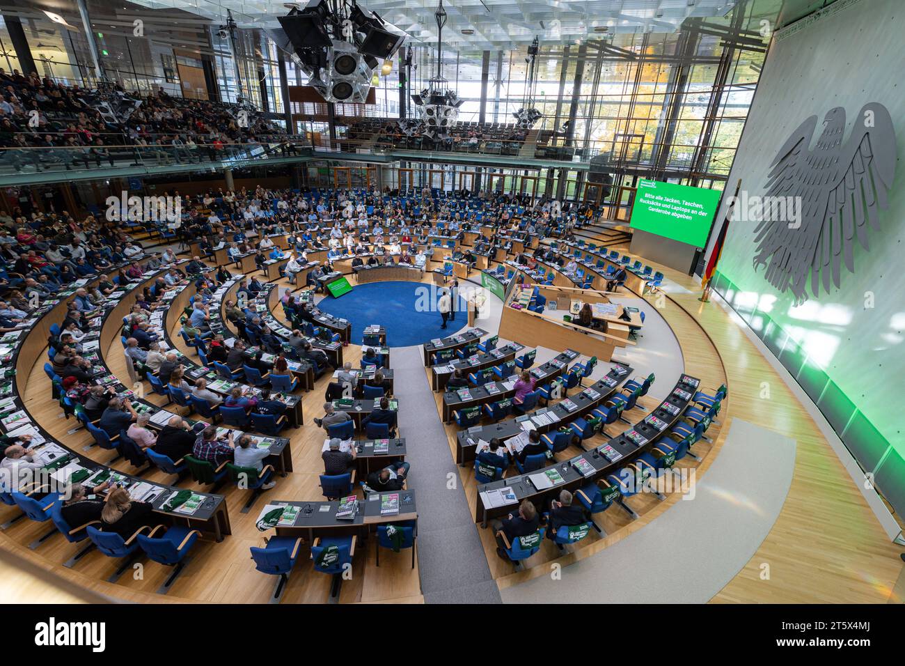 Der 20. Deutscher Betriebsrätetag im Plenarsaal des World Conference ...