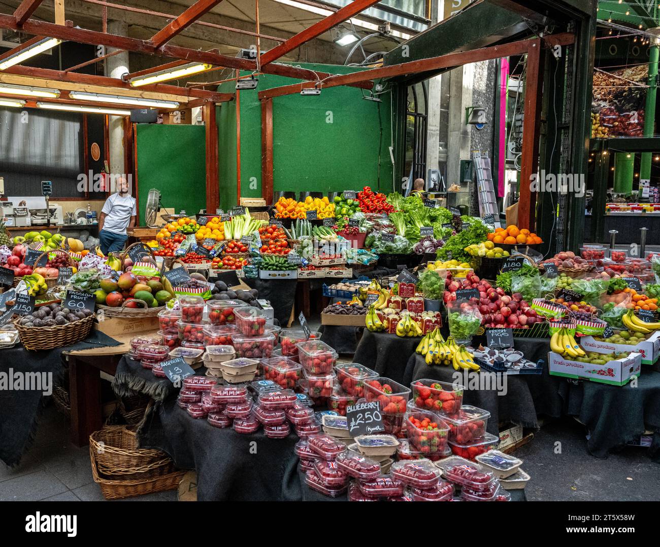 Colourful fruit and veg, Borough Market, London Stock Photo - Alamy