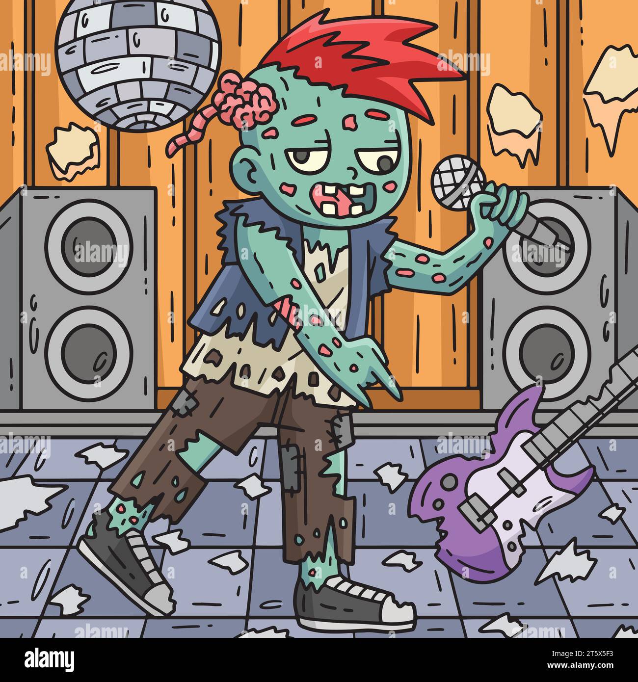 Cartoon rocker hi-res stock photography and images - Alamy