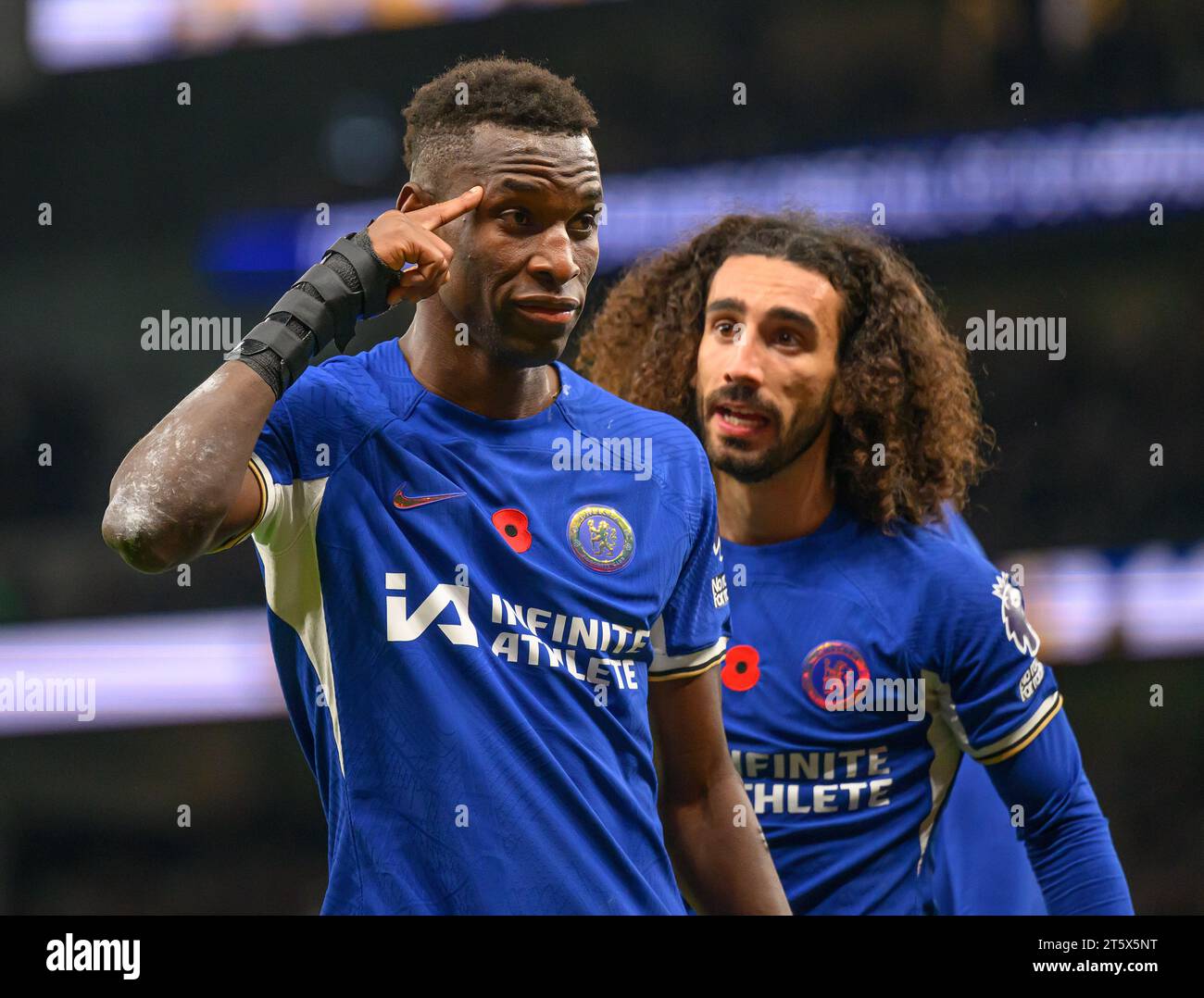 London, UK. 06 Nov 2023 - Tottenham Hotspur v Chelsea - Premier League ...