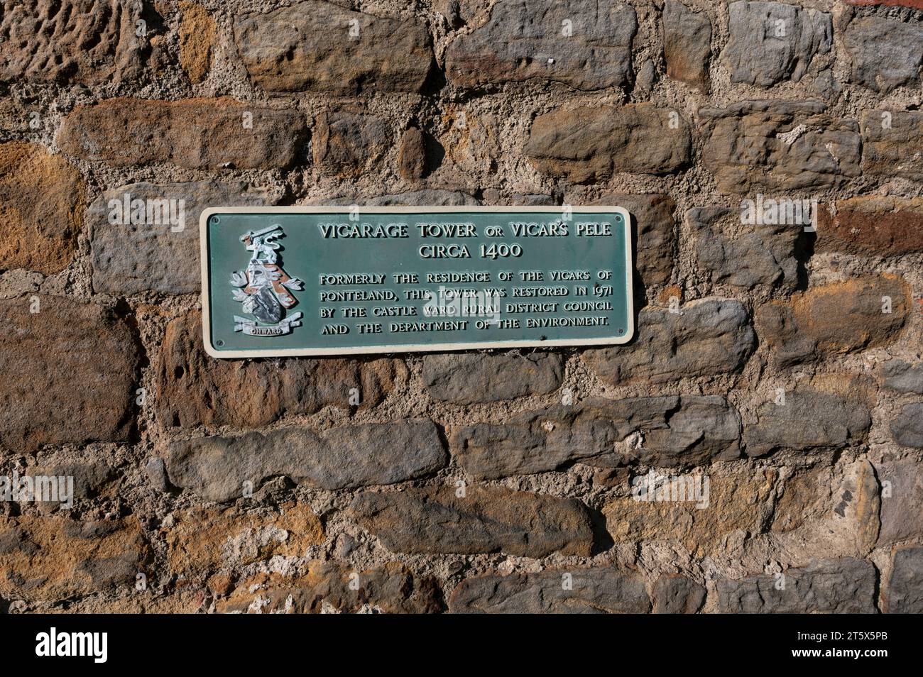 Ponteland Pele Tower was originally built in 14th Century and rebuilt ...